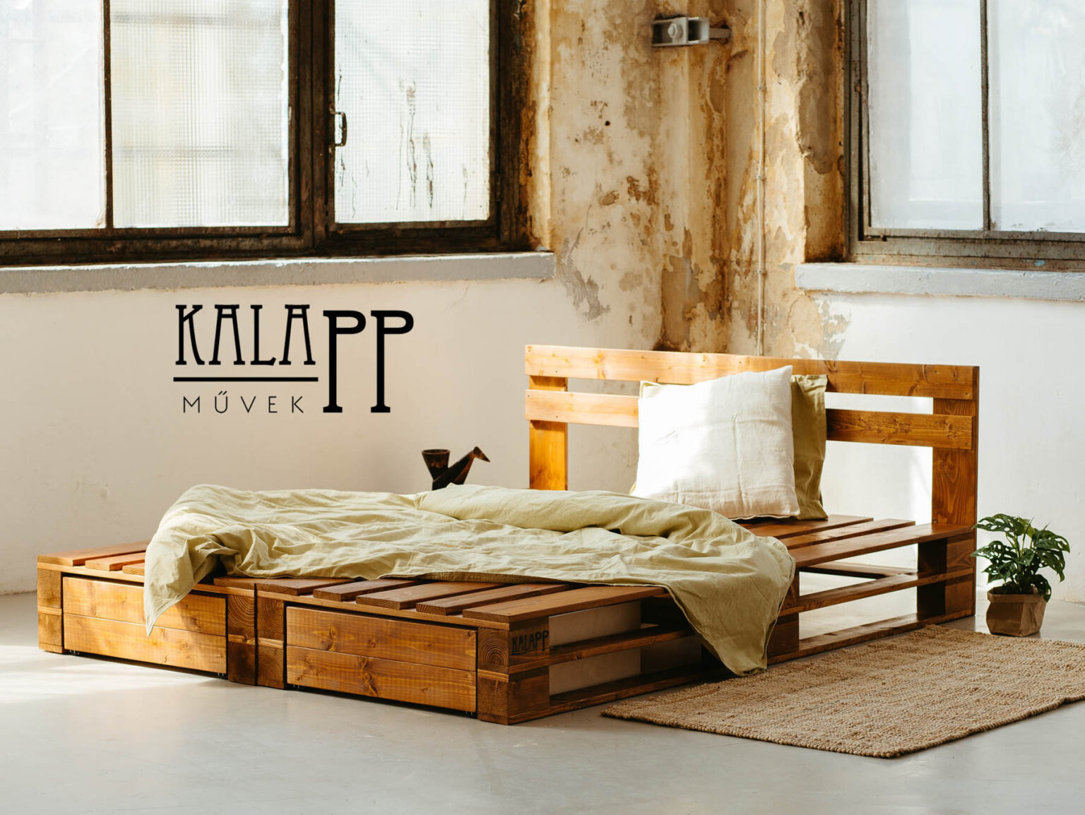 kalaPP Művek - Raklap stílusú bútorok készítése